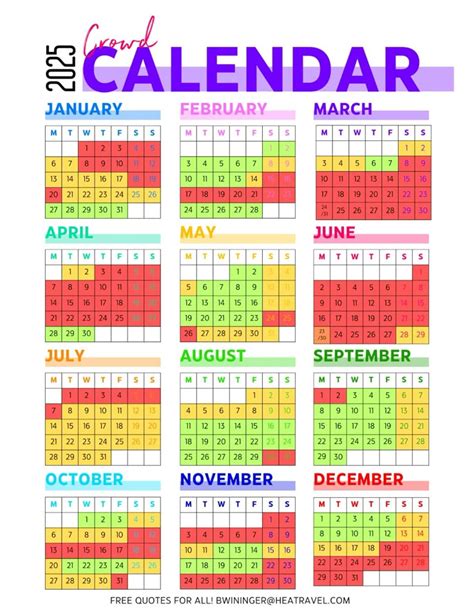 January 2025 Crowd Calendar Disney World Karen R Gent