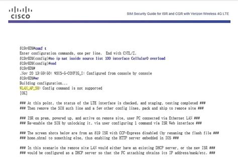 Cisco 819 4g Issue Networking Spiceworks Community