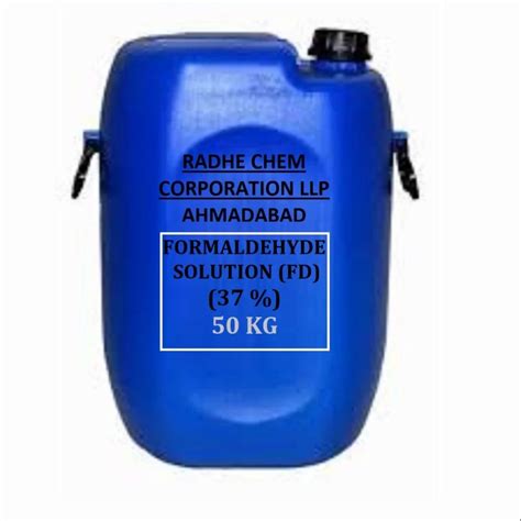 Formaldehyde Solution 37 For Surface Disinfectant Liquid At Rs 28 Kg In Ahmedabad