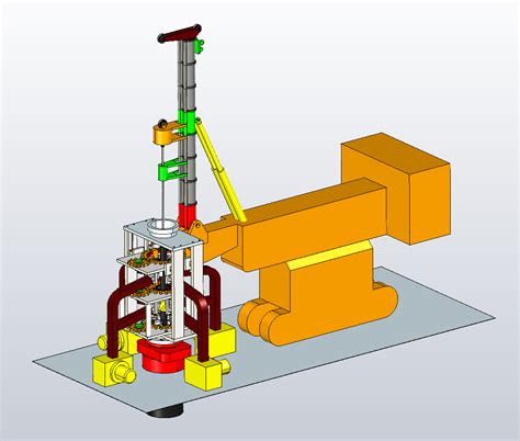 抽油杆和油管清洁机三维Step CAD 说明书 STEP 模型图纸下载 懒石网