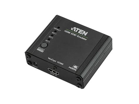 Aten 4k Vc080 Hdmi Edid Emulator Hdmi Edid Emulator Saturn