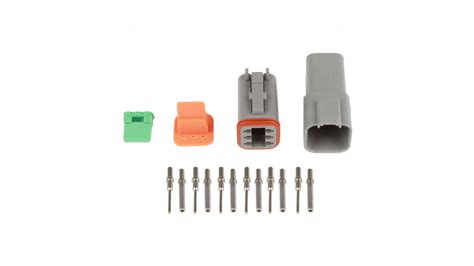 Set Of Plugs And Pins Matching Deutsch Dt Connectors Dt S Dt P Amps