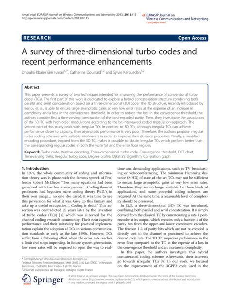 3d Turbo Codes Pdf Low Density Parity Check Code Code