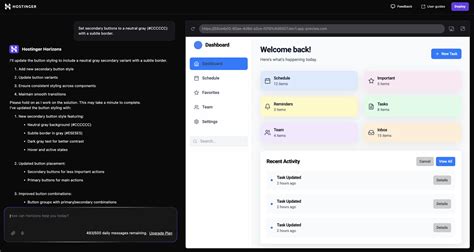 Web App Design Principles With Hostinger Horizons