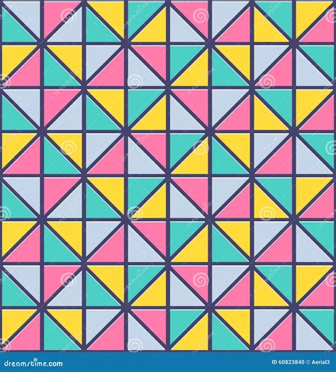 Seamless Triangle Pattern Vector Abstract Texture Stock Vector Illustration Of Pattern