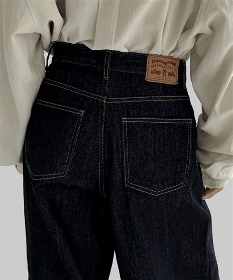 매니크 무료배송 페프니 논페이드 와이드 생지데님