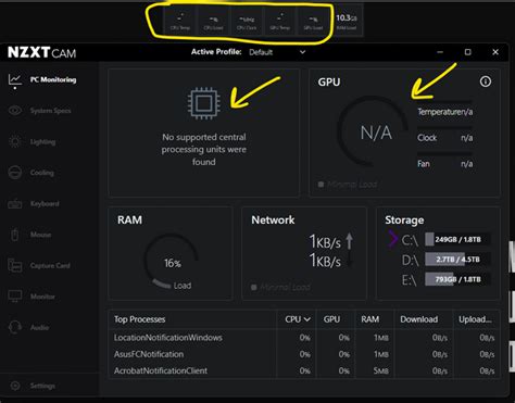 Nzxt Cam Cant Detect My Cpu And Gpu Restarting Used To Fix It But Not Anymore I Uninstall And