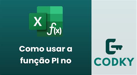 Como Usar A Função Pi No Excel Codky
