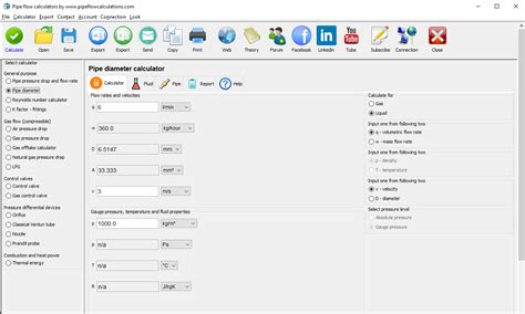 Download Calculator For Pipe Flow Calculation