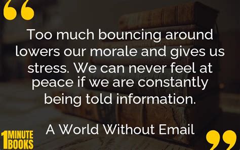 A World Without Email Summary MinuteBooks Com