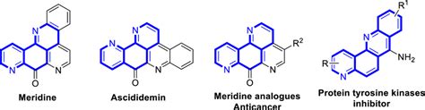 Naturally Occurring Phenanthroline Derivatives Meridine Analogues And Download Scientific