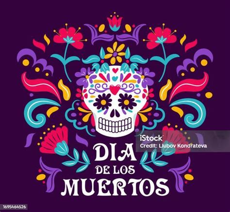 망자의 날 디아 데 무에르토스 카트리나 Garbancera 두개골 우아한 Calaca 축제 해골 뼈 댄서 빈티지 스타일의 벡터 그림입니다 포스터 엽서 배너 디자인 멕시코