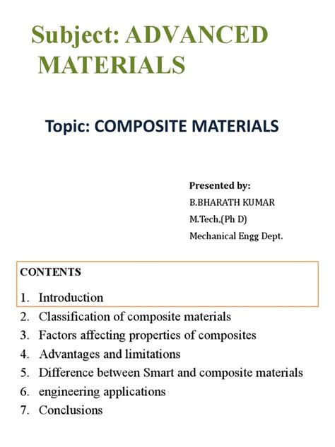 Intro To Compositematerials Pdf Composite Material Solid