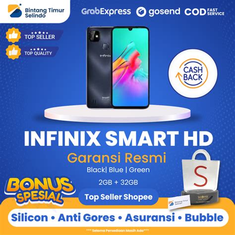 Jual Infinix Smart Hd Gb Gb Garansi Resmi Infinix Tahun Shopee Indonesia