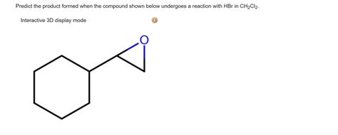 Solved Predict The Product Formed When The Compound Shown Below