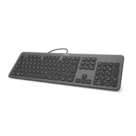 Hama Kc 700 Usb Keyboard With Cable Pc Keyboard Slim Desertcart India