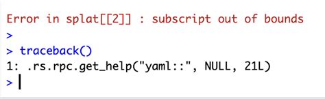 `error in splat[[2]] subscript out of bounds` · issue 12145