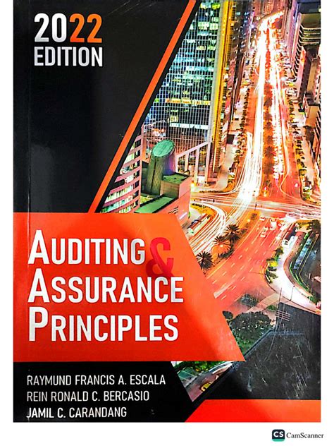 Auditing And Assurance Principles 2022 By Escala Pdf
