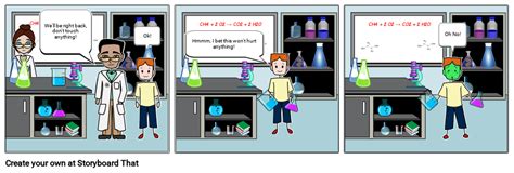 Lab Accident Storyboard Por Sayer