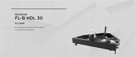 RCF Pro Sound FL B HDL Fly Bar Suspend Up To HDL A Modules Strong Steel Construction