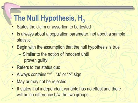 Hypothesis Testing