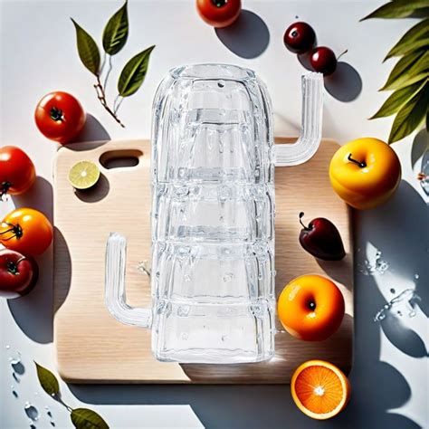 The New Arrival Kitchen Glass Cup Set Glass Candle Holders Glass Cup