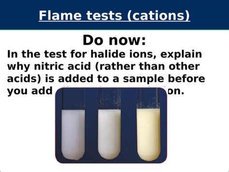 Experimental Techniques And Chemical Analysis Cie Igcse Chemistry Lesson Powerpoints
