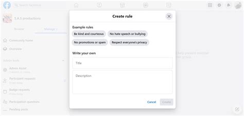 How To Add And Modify Facebook Group Rules