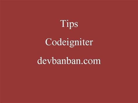 Codeigniter How To Customizing Configphp And Autoloadphp สอนสร้าง