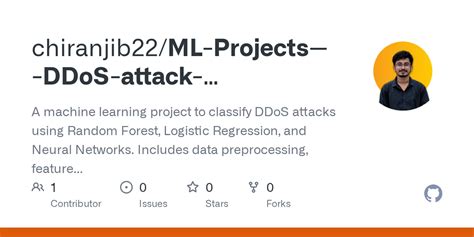 Github Chiranjib22ml Projects Ddos Attack Classification A Machine Learning Project To