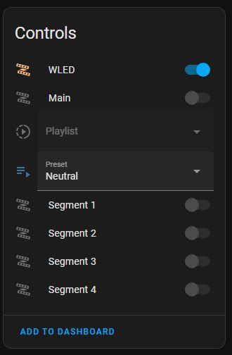 How To Toggle Wled Onoff Frontend Home Assistant Community