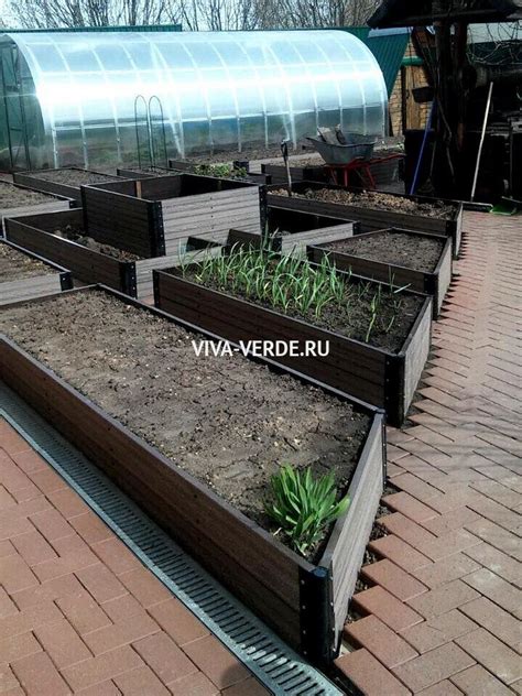 Доска ДПК для грядок высокая от производителя с доставкой | viva-verde.ru