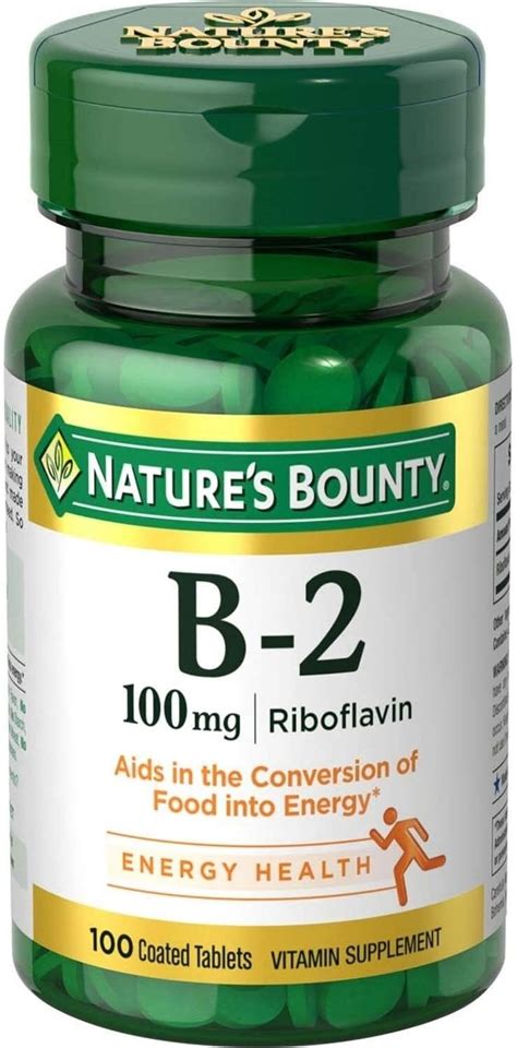 Vitamin B 2 Riboflavin 100mg Tablets 100bottle Mcguff Medical