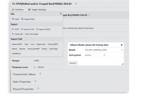 EDA Next Generation Materials Data System