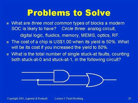 Vlsi Testing Lecture 3 Fault Modeling Dr Vishwani