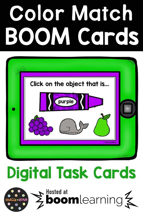 Color Matching Boom Digital Task Cards Artofit