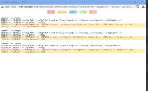 1st Time Login Error Support Vikunja Community