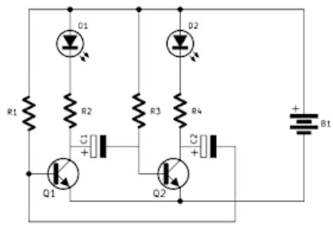 Cara Mudah Membuat Rangkaian Flip Flop Dengan 2 Led Ulkhus