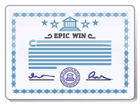 Clipart Certificate
