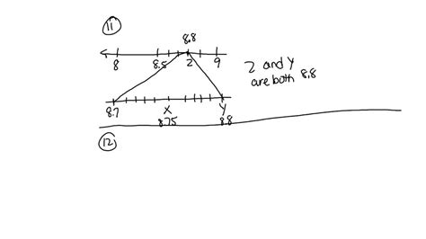 Solved Please Help Asap Thank You 11 Which Two Points On The Number Line Represent The Same