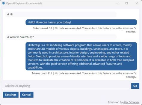 openai explorer experimental by [as]