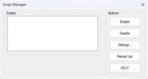 Scripts Manager Download Free Windows 1032 Softpedia