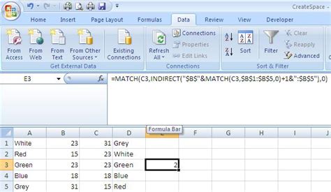 Excel Extract The Row Number Of A Function Result Stack Overflow