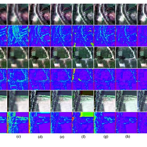 Fused Results Odd Row And Error Maps Even Row Of Different Methods Download Scientific