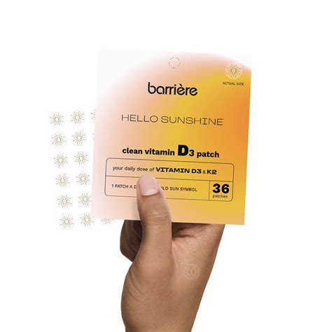 Barriere Hello Sunshine Vitamin D Patch Gold