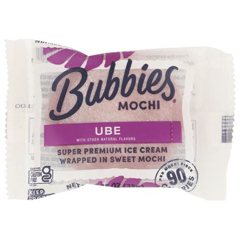 Bubbies Hawaii Bubbies Mochi Ice Cream Individually Wrapped Ube 1 25 Oz Delivery Or Pickup