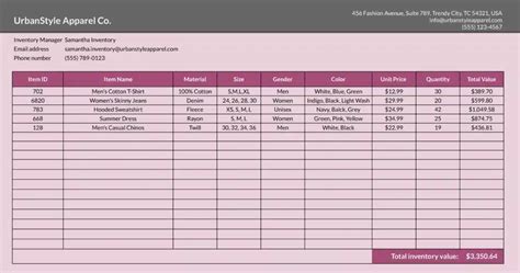 Free Tool Inventory Management Template For Google Sheets