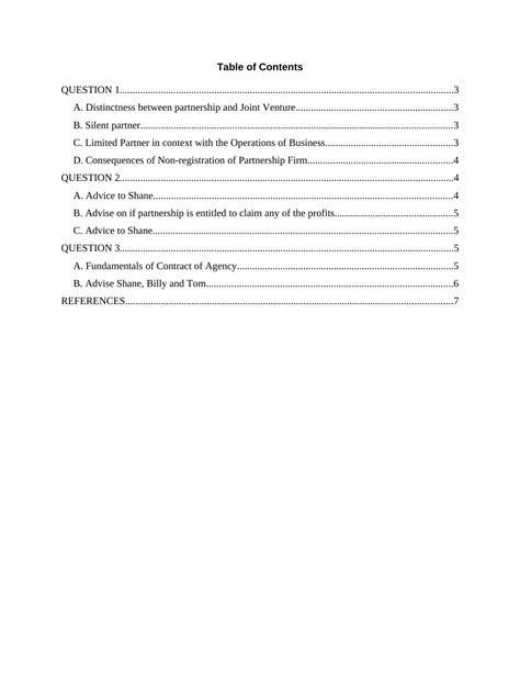 Commercial Law Assignment Sample