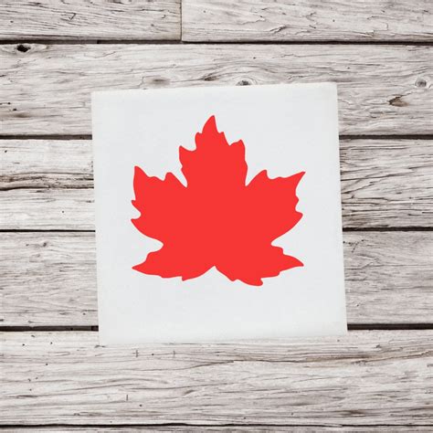 Maple Leaf Decal Maple Leaf Sticker Leaf Decal Leaf Sticker Fall