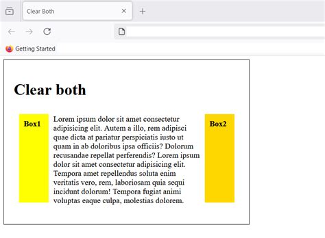 Css Float With Clear Property Notesformsc